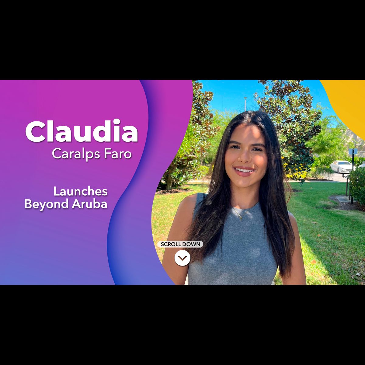Claudia Caralps Faro Launches Beyond Aruba