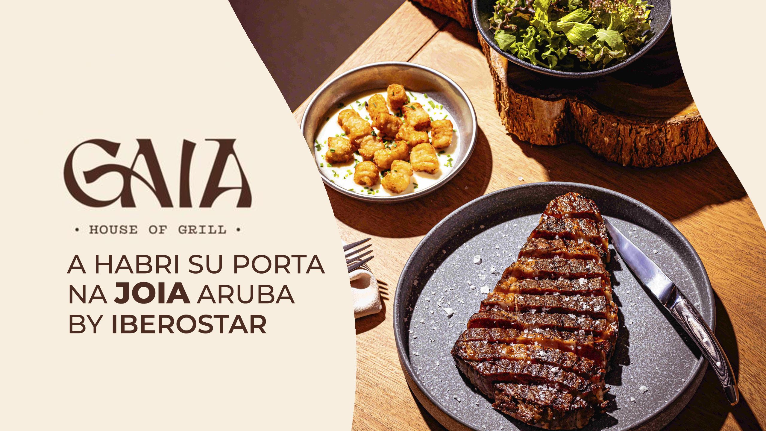 GAIA House of Grill a habri su porta na JOIA Aruba by Iberostar