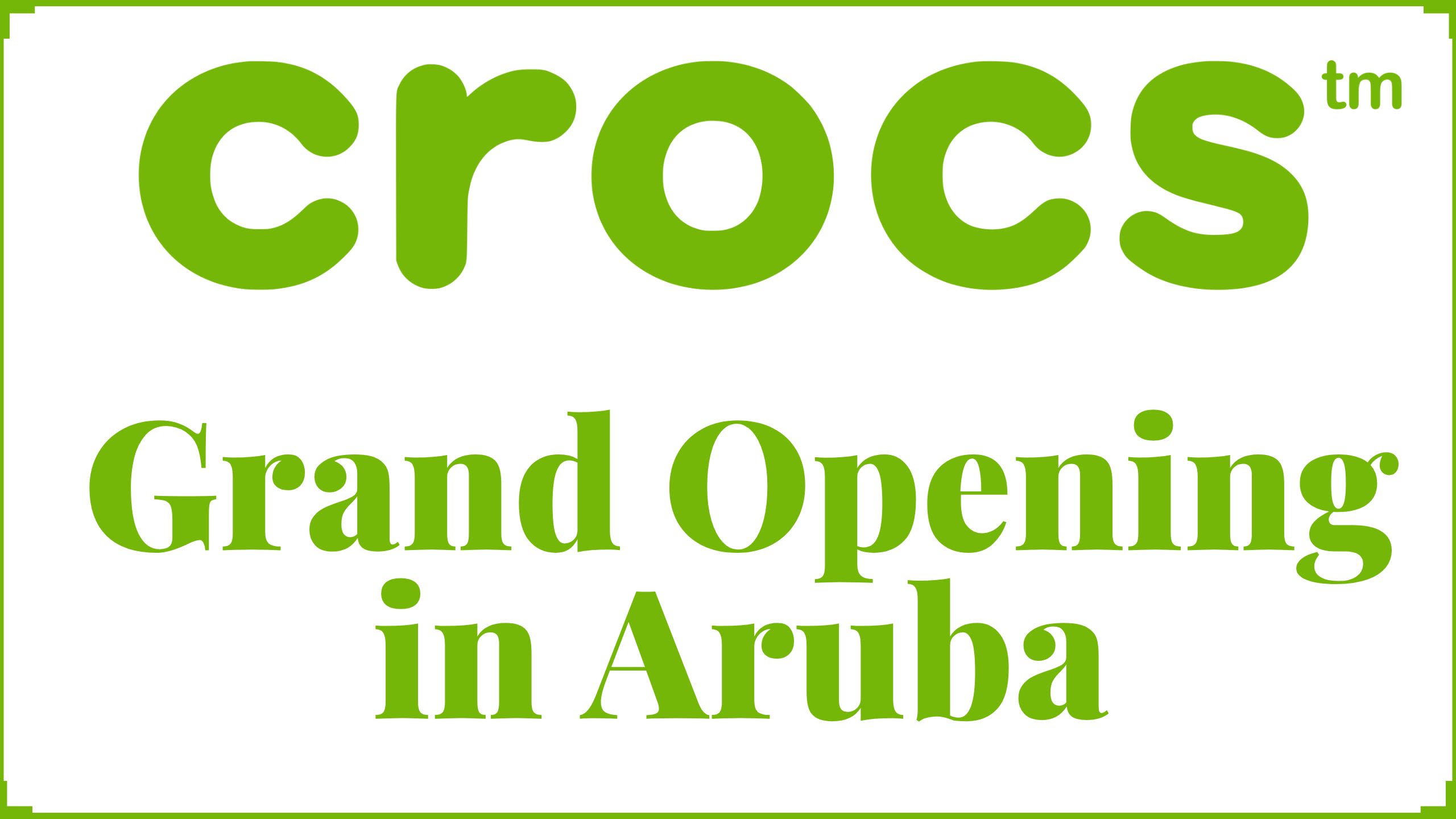 Grand Opening of Crocs Store in Aruba