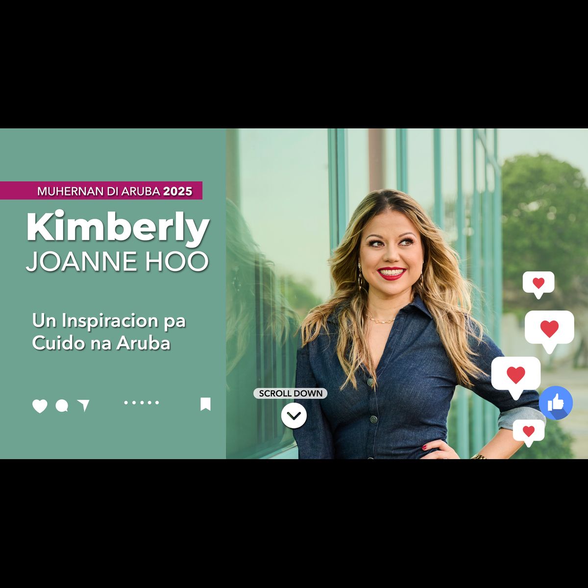 Kimberly Joanne Hoo Un Inspiracion pa Cuido na Aruba