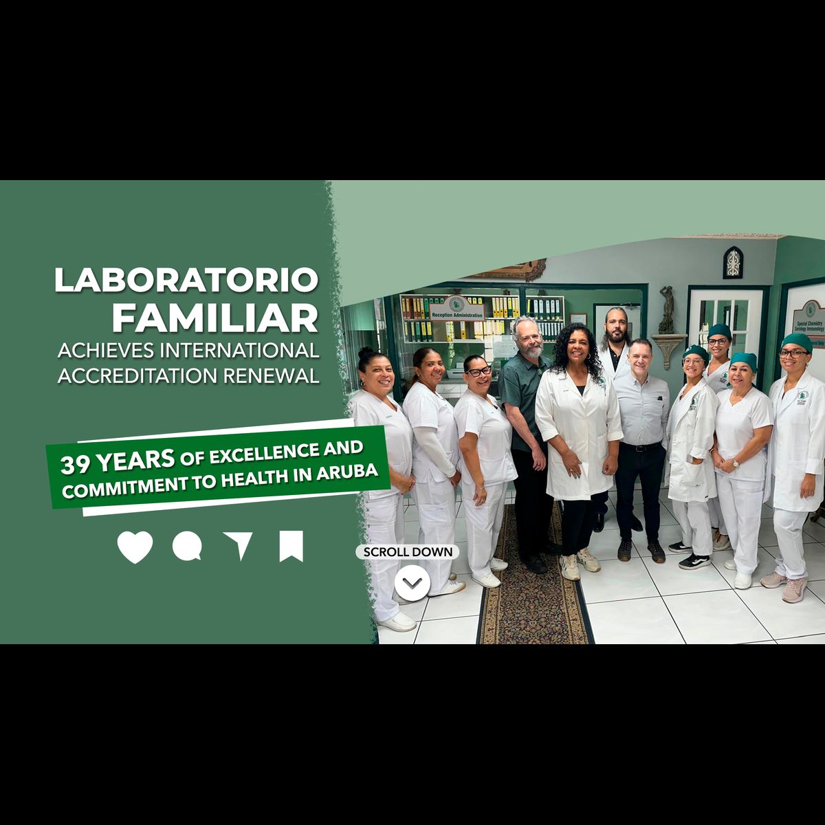 Laboratorio Familiar achieves international accreditation renewal