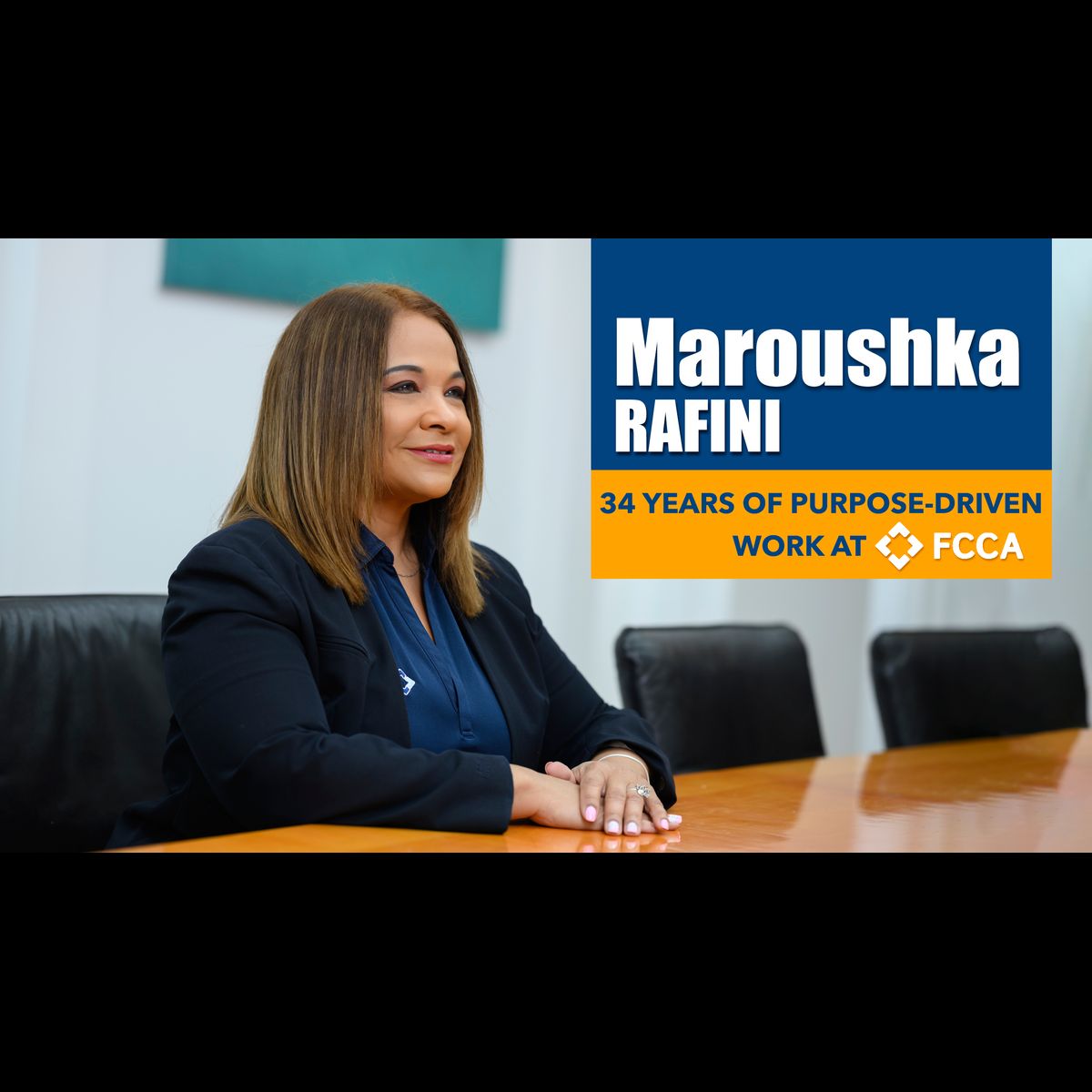 Maroushka Rafini - 34 years of purpose-driven work at FCCA