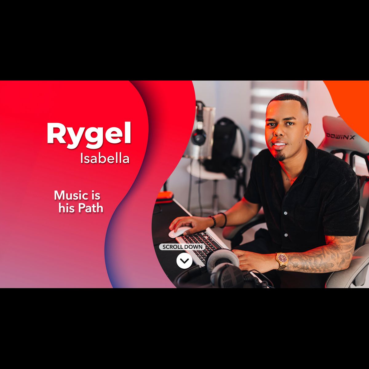 Rygel Isabella , music is his path