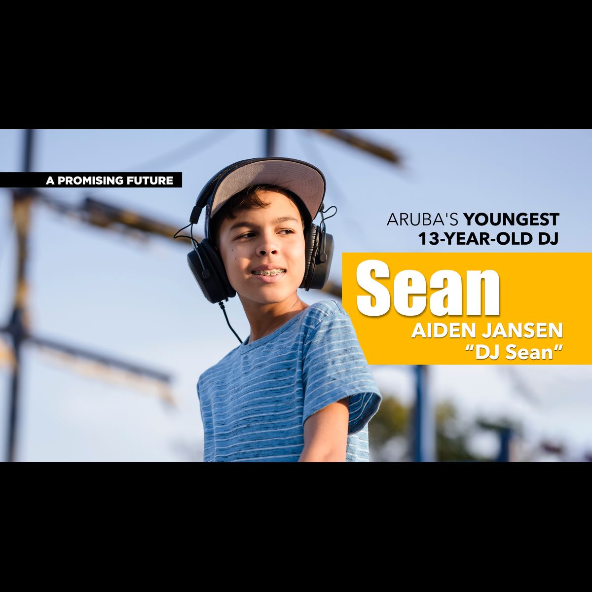 Sean Aiden Jansen "DJ Sean" - Aruba's youngest DJ