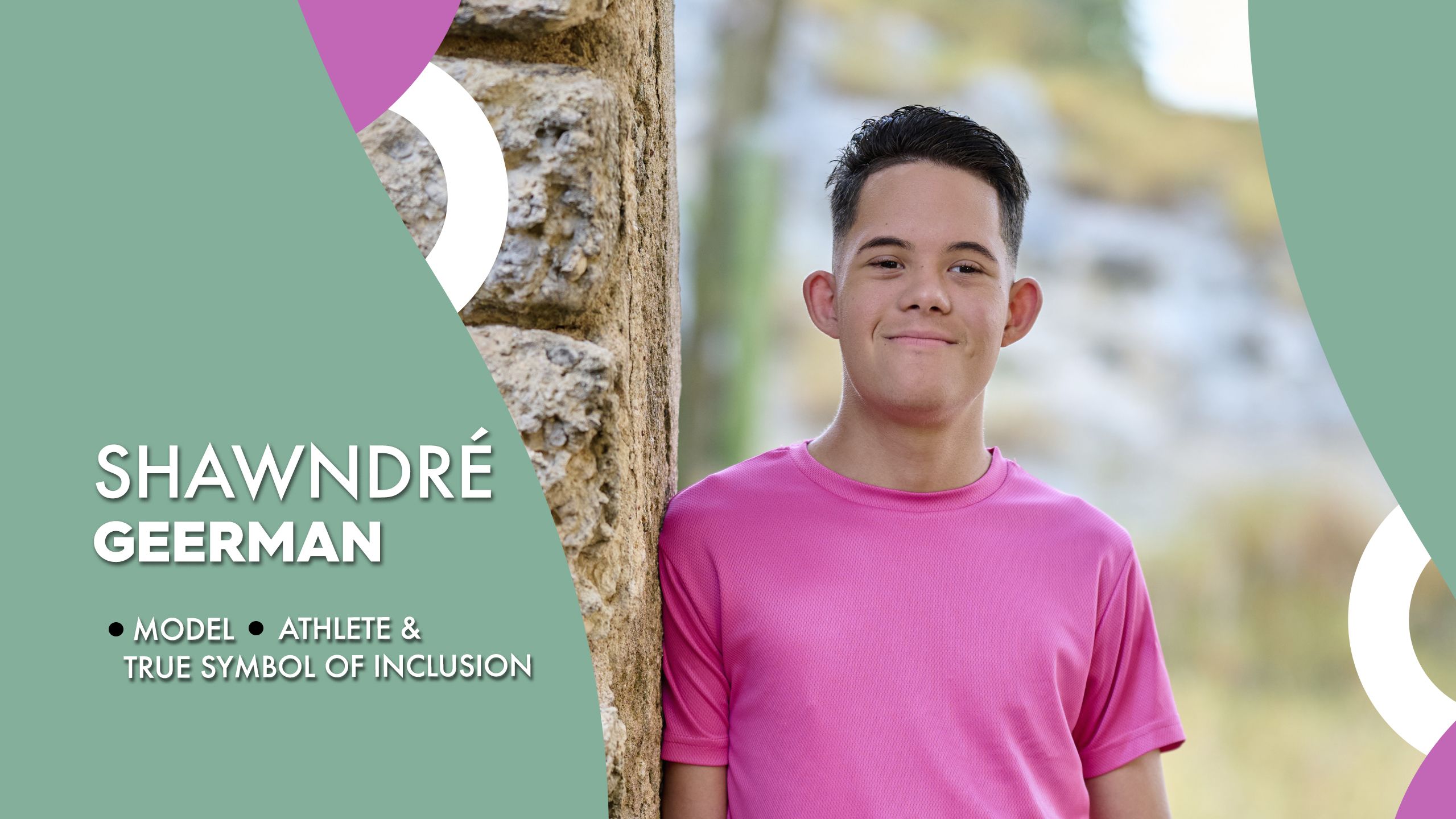 Shawndré Geerman; A model, athlete & true symbol of inclusion